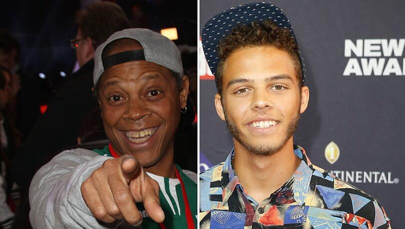 Väterliche Unterstützung: Ricky Harris begleitet Sohn Malik zum ESC ...