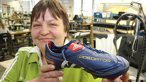 Adidas in Scheinfeld und die Schuhe der WM-Stars | Abendzeitung München