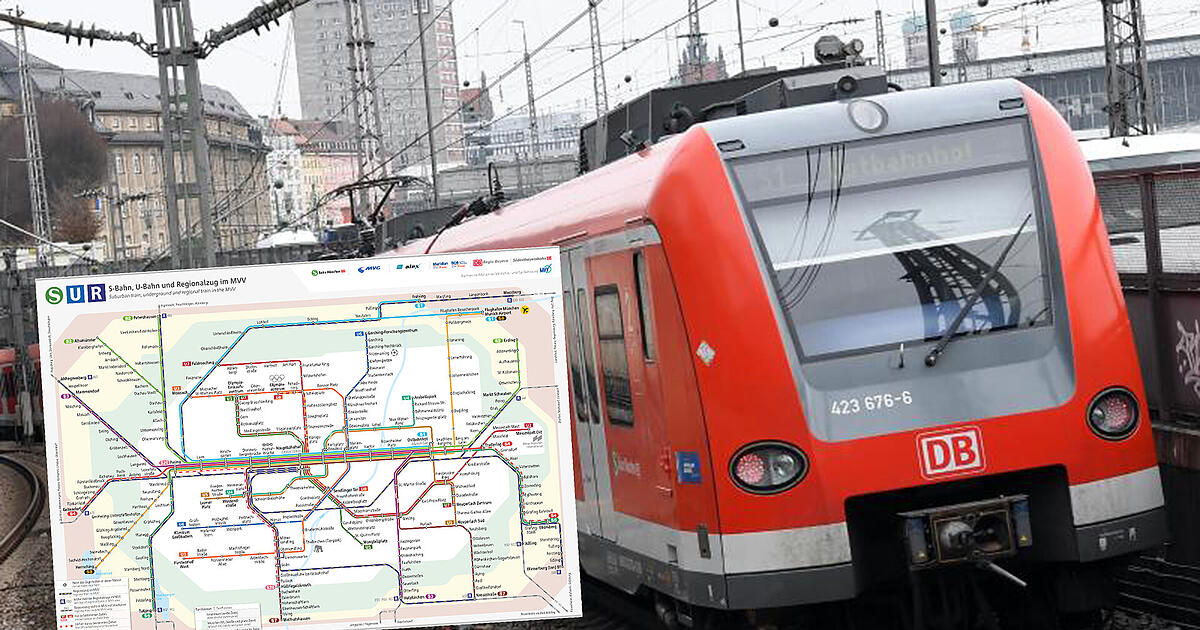 MVV München S-Bahn-Plan mit neuem Look: Alle Infos zum neuen Netzplan ...