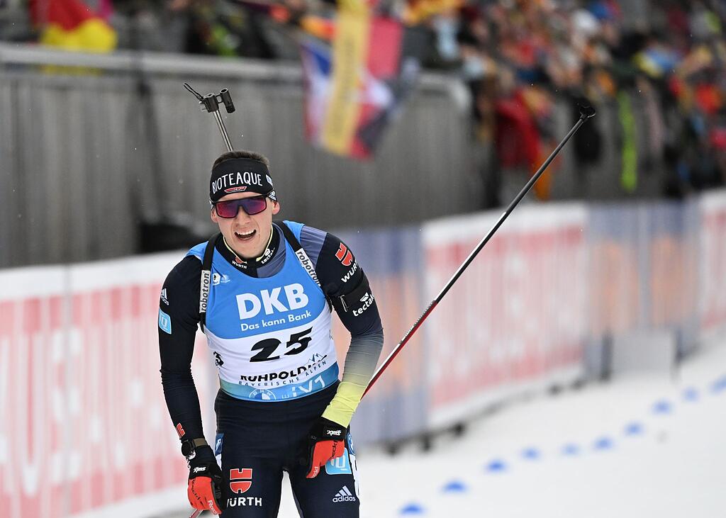 Biathlet Strelow Massenstart-Achter - Bö siegt erneut | Abendzeitung ...