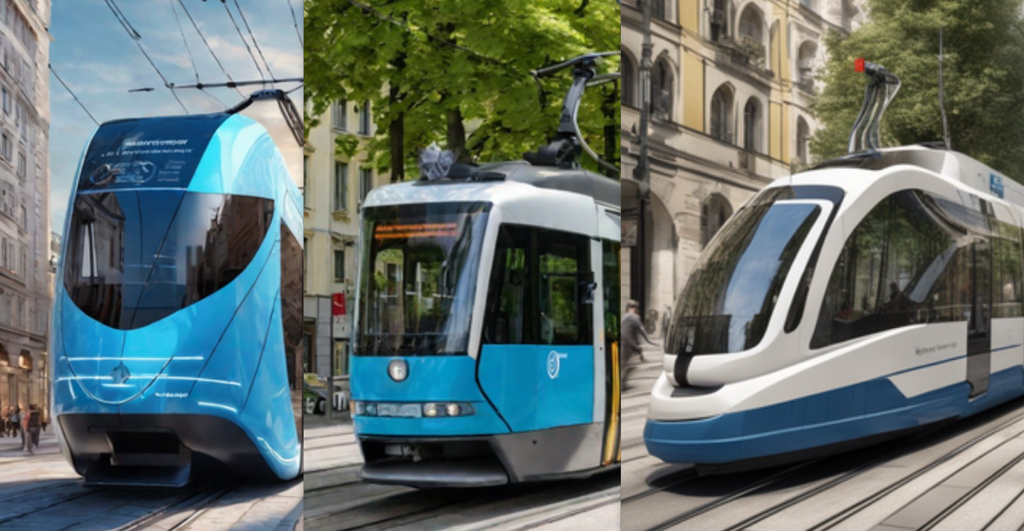 KI: Sieht so die Tram der Zukunft in München aus? | Abendzeitung München