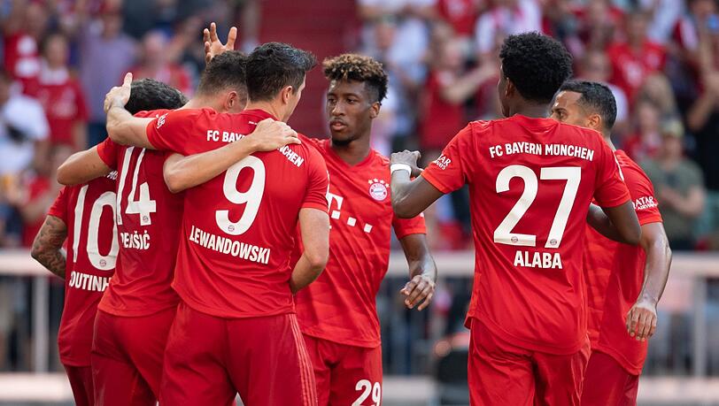 Sechs verschiedene Torschützen: Eine Bank, diese Bayern | Abendzeitung ...