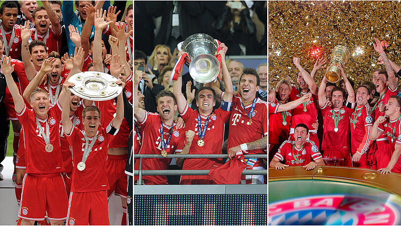 Vor vier Jahren hat der FC Bayern München das Triple gewonnen: Die ...