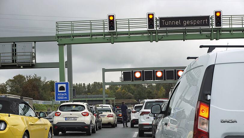 Allacher Tunnel Sperrung