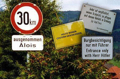 Die witzigsten Schilder Deutschlands | Abendzeitung München