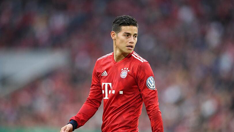 James: Beim FC Bayern auf dem Abstellgleis, in Kolumbien der Star ...