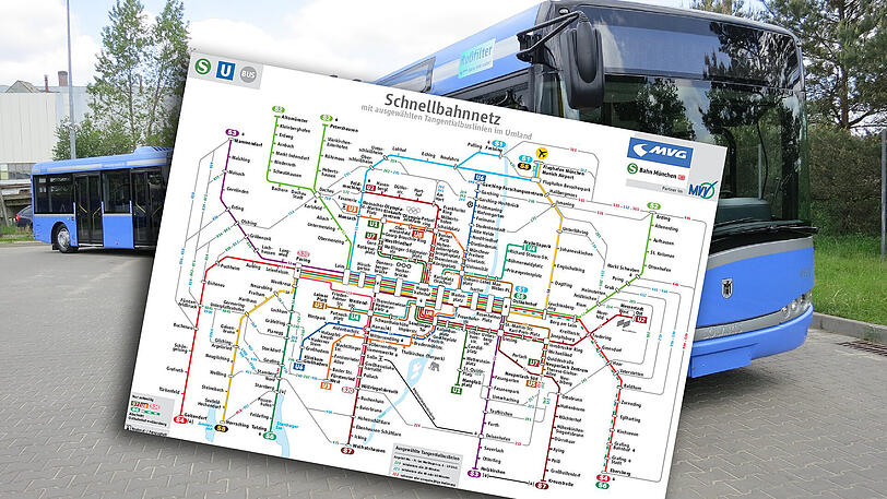 Grün, rot, blau: Neue Buslinien zwischen S-Bahn-Außenästen ...