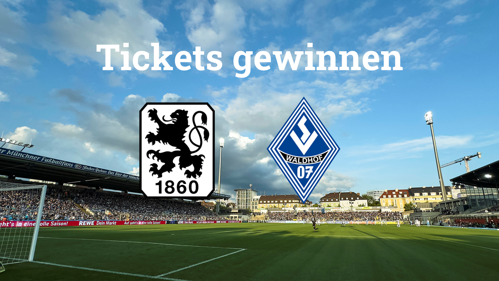 TSV 1860: Tickets für das Heimspiel gegen Waldhof Mannheim gewinnen ...