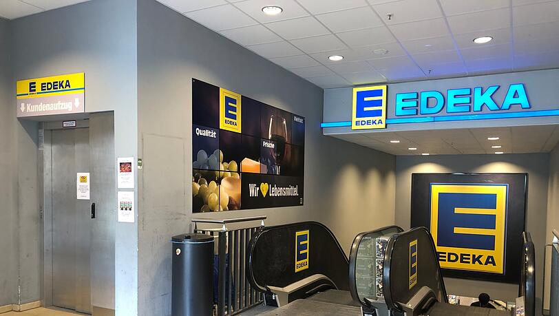 Edeka-Markt in Giesing: Erst war nur die Rolltreppe defekt – jetzt geht nichts mehr ...