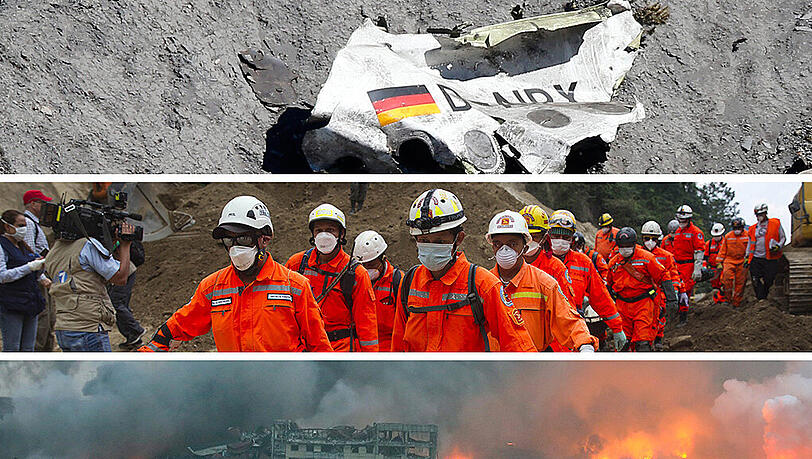 Abstürze, Erdbeben, Explosionen: Die Katastrophen des Jahres ...
