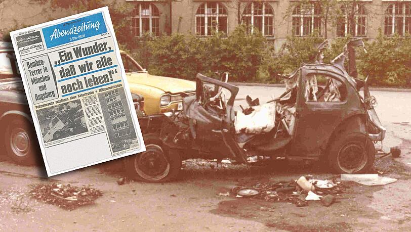 RAF-Terror in Bayern: Anschlag mit Bombe auf das LKA in München ...