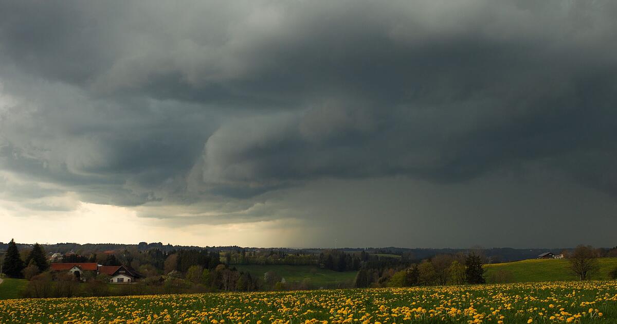 Kräftige Gewitter und Hagel drohen am Wochenende in Bayern ...