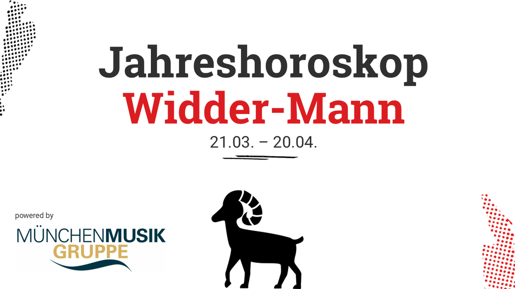 Jahreshoroskop 2025 für Widder-Mann | Abendzeitung München