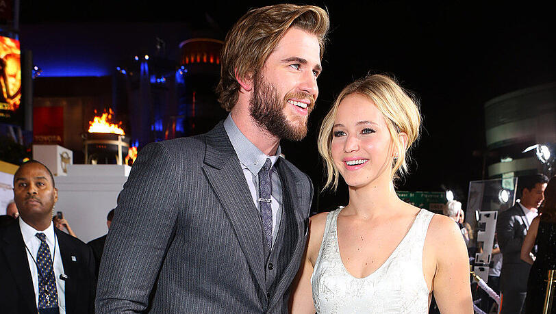 Mehr als beste Freunde? Jennifer Lawrence verehrt Liam Hemsworth ...