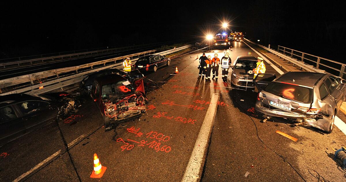 Luxus Massenkarambolage A93 Heute Ebenbildnull