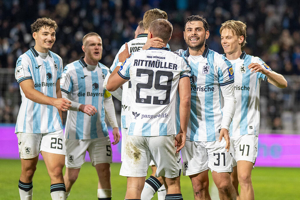 Noten zu TSV 1860 gegen 1. FC Schweinfurt: Rittmüller überzeugt vorne ...