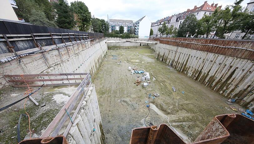 Stillstand an der Baugrube: Das Rätsel ums Sendlinger Loch ...