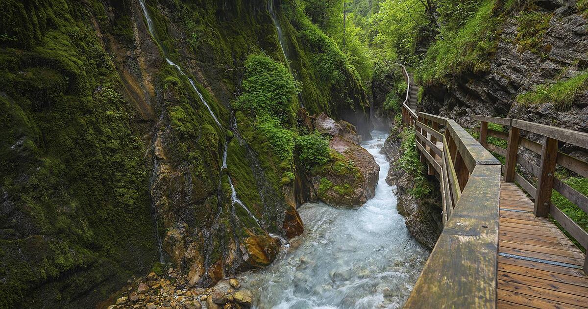 Nach Steinschlag: Bekannte Klamm in Oberbayern wieder geöffnet ...