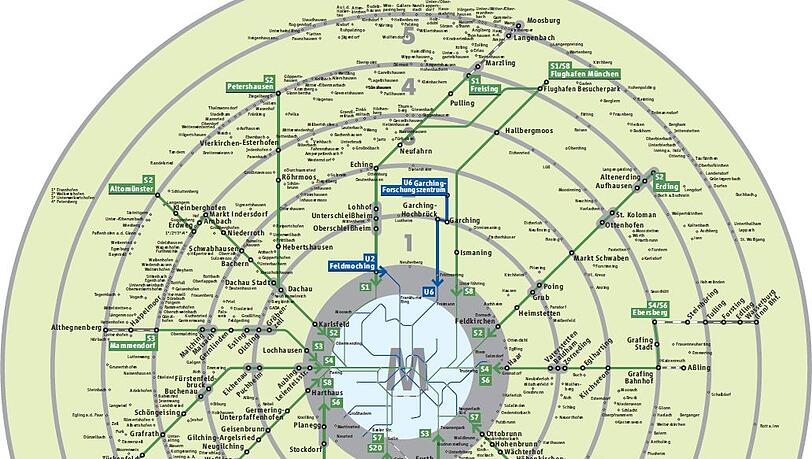 Zonen statt Ringe: Das neue MVV Tarifsystem | Abendzeitung München