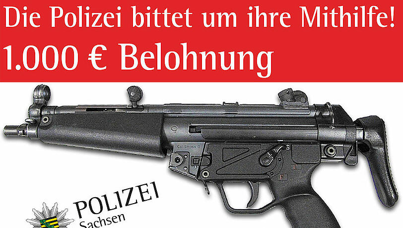 MP5 verloren: Sächsische Polizei sucht Maschinenpistole | Abendzeitung ...