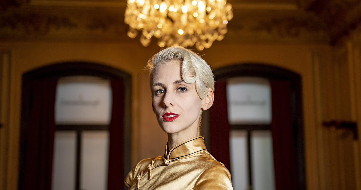 So war der Auftritt von Kabarettistin Lisa Eckhart im Circus Krone ...