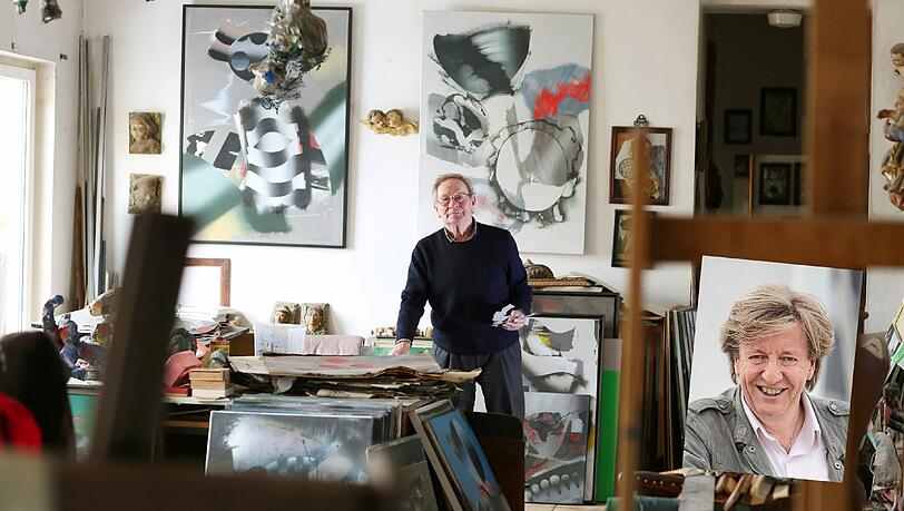 Kreatives Chaos in der Stadt: Zu Besuch bei dem Maler Hartmut van ...