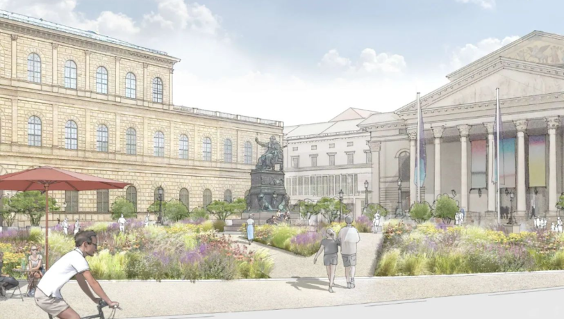 Viel grün, aber die Tiefgarage bleibt: So soll der Max-Joseph-Platz mal ...