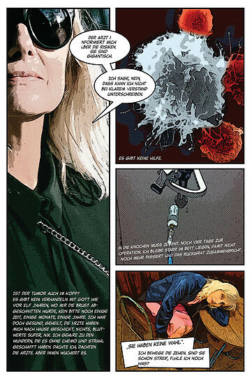 Jutta Winkelmann: Die 68er-Ikone verarbeitet den Krebs in einem Comic ...