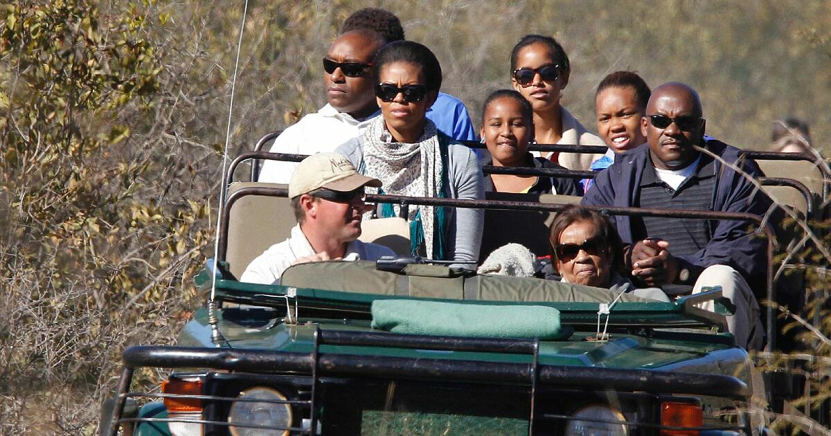 Michelle Obama im Jeep durch Südafrika | Abendzeitung München