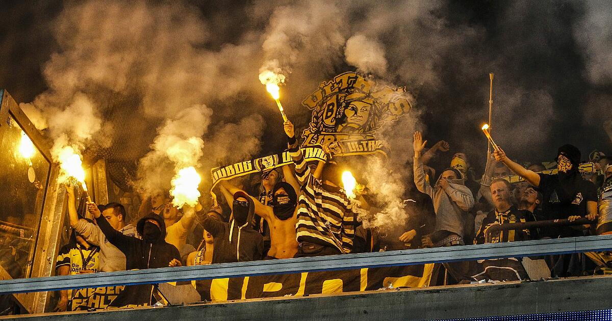 Dortmund-Fans: Pyro-Show gegen Anderlecht | Abendzeitung München