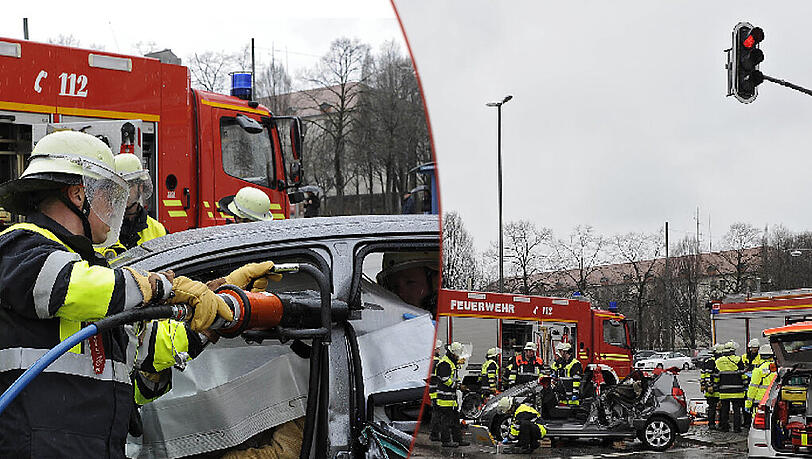 Frontalcrash mit Linienbus: Fahrer eingeklemmt! | Abendzeitung München Frontalcrash mit Linienbus: Fahrer eingeklemmt! | Abendzeitung München