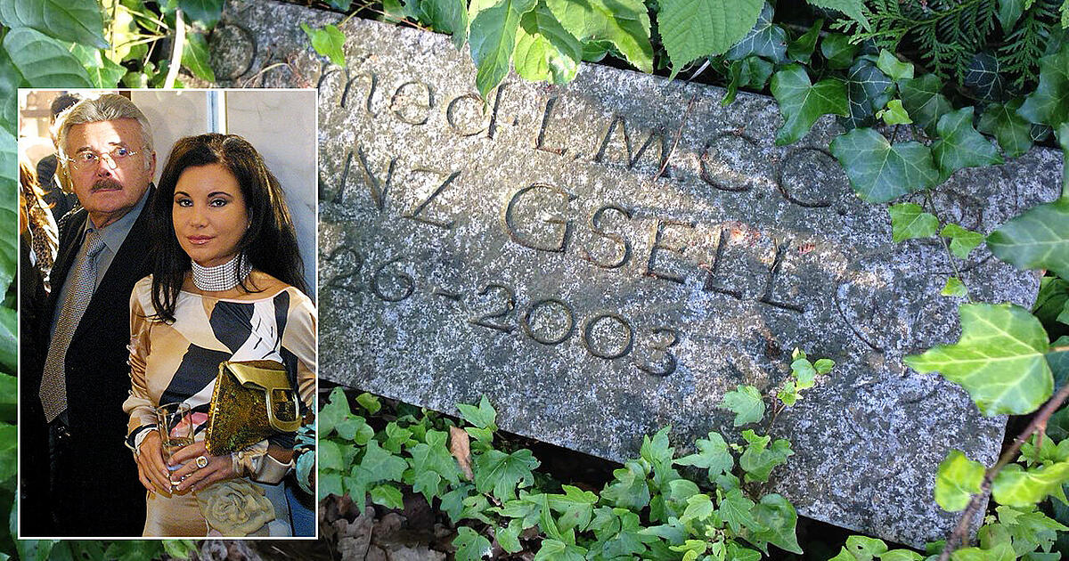 Witwe Tatjana Gsell lässt Grab von Ehemann Franz in Neustadt an der ...
